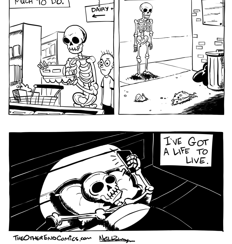 Read The Other End Comics :: Skeleton | Tapas Community