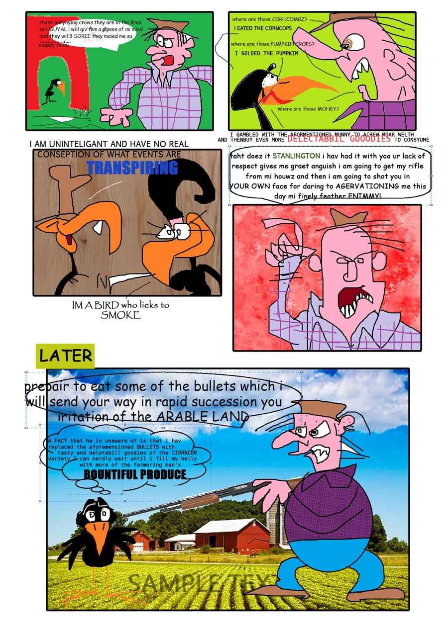 Read Stan The Crow :: stna teh crwo gets The BOUNTIFUL PRODUCE | Tapas ...