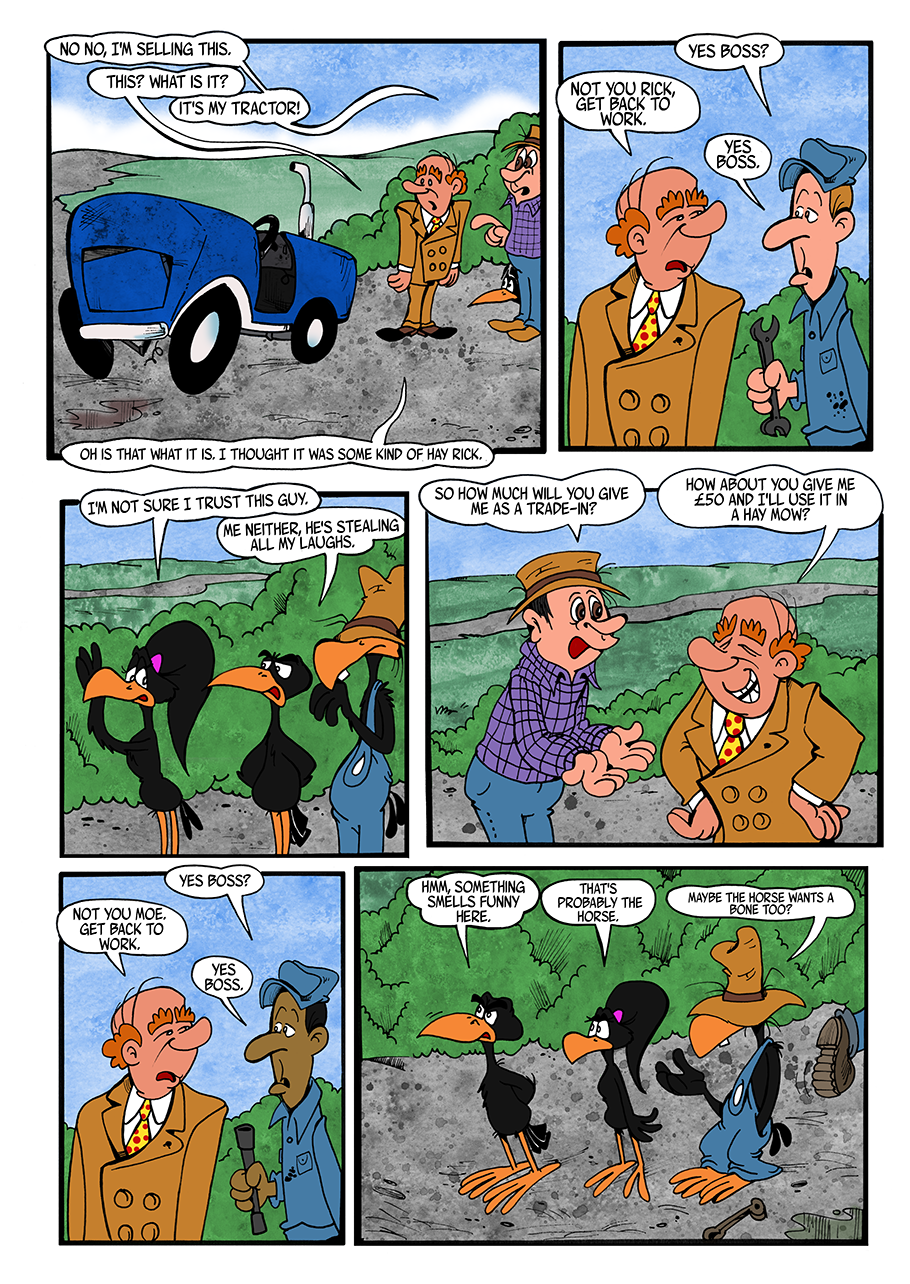 Read Stan The Crow :: A Tractor Tension - part 4 | Tapas Community