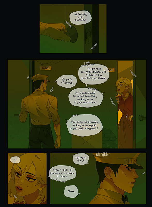 Read that's not my neighbor fan comic :: #4 "Two bottles of milk ...