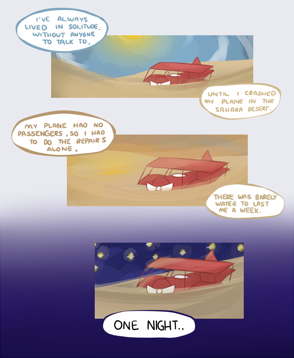 Read bookfanchapters :: The Little Prince (Chapter 2) | Tapas Community