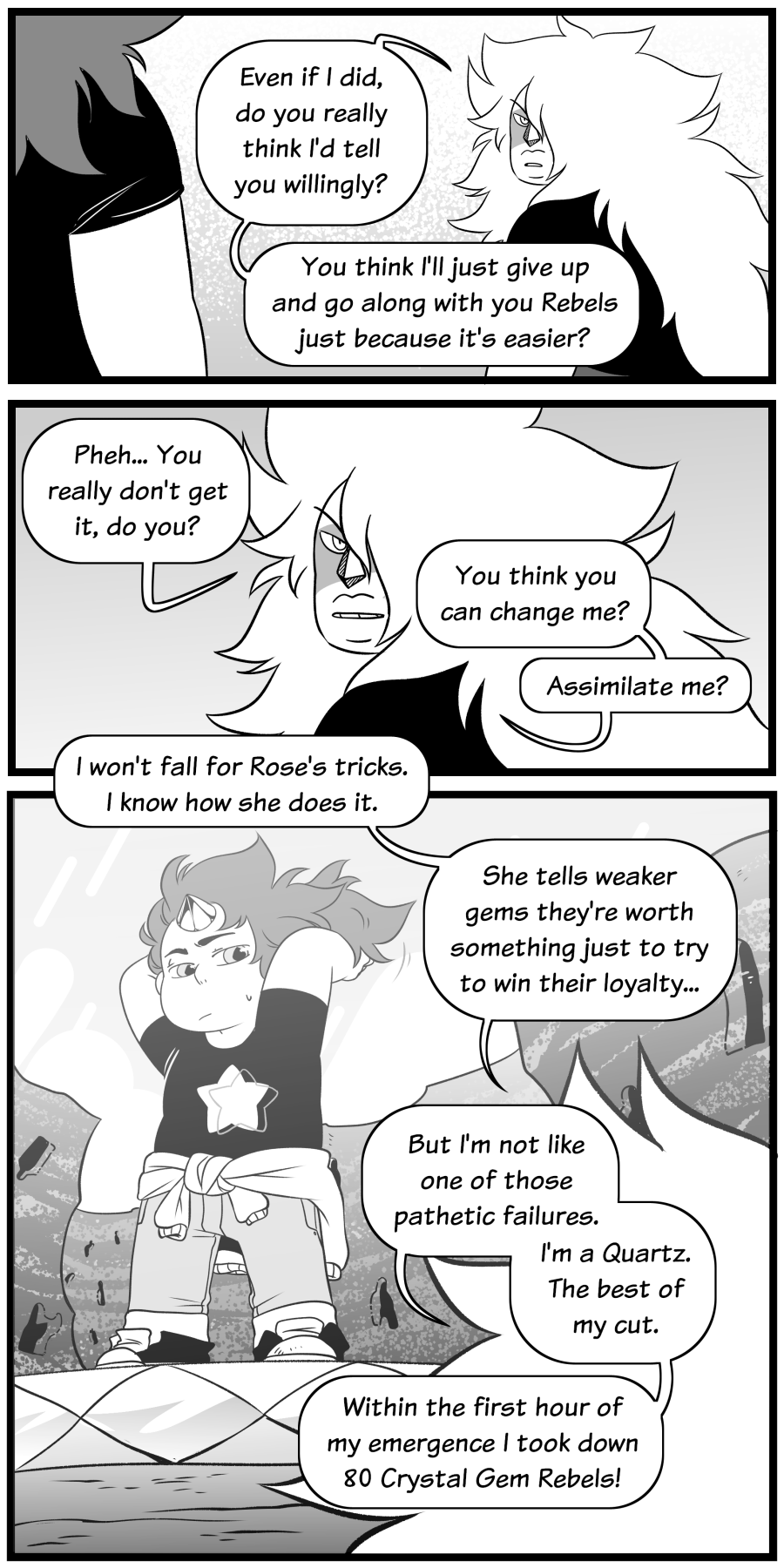 Read Steven *AU*niverse: Ask WhitePearl and Steven :: S5 EP4: DISSONANCE (1/2) | Tapas Community
