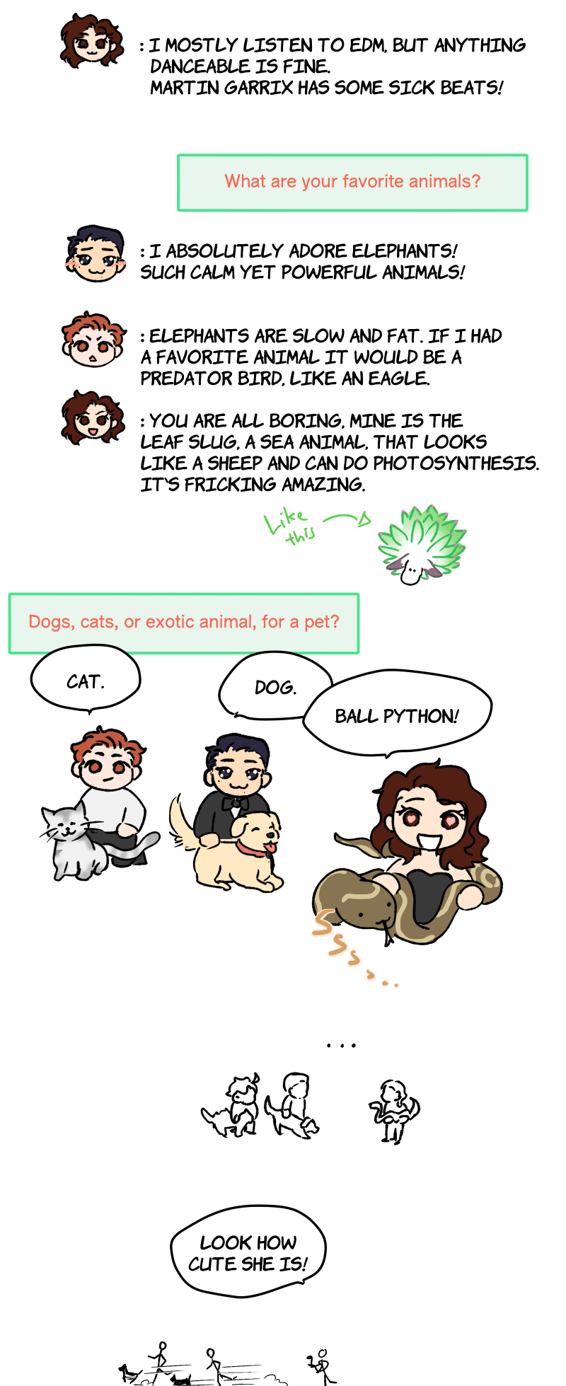 Read Petting order :: Character QnA - part 2 | Tapas Community