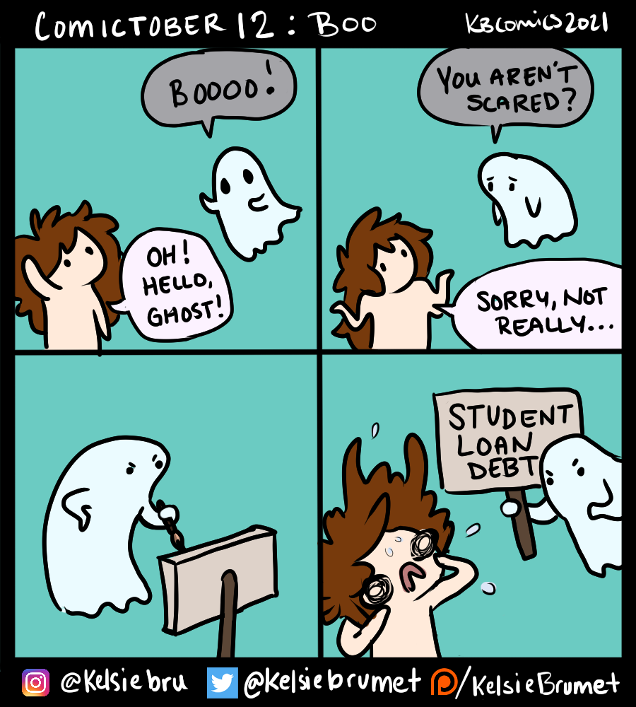 Read KB Comics :: Comictober 12: Boo | Tapas Community