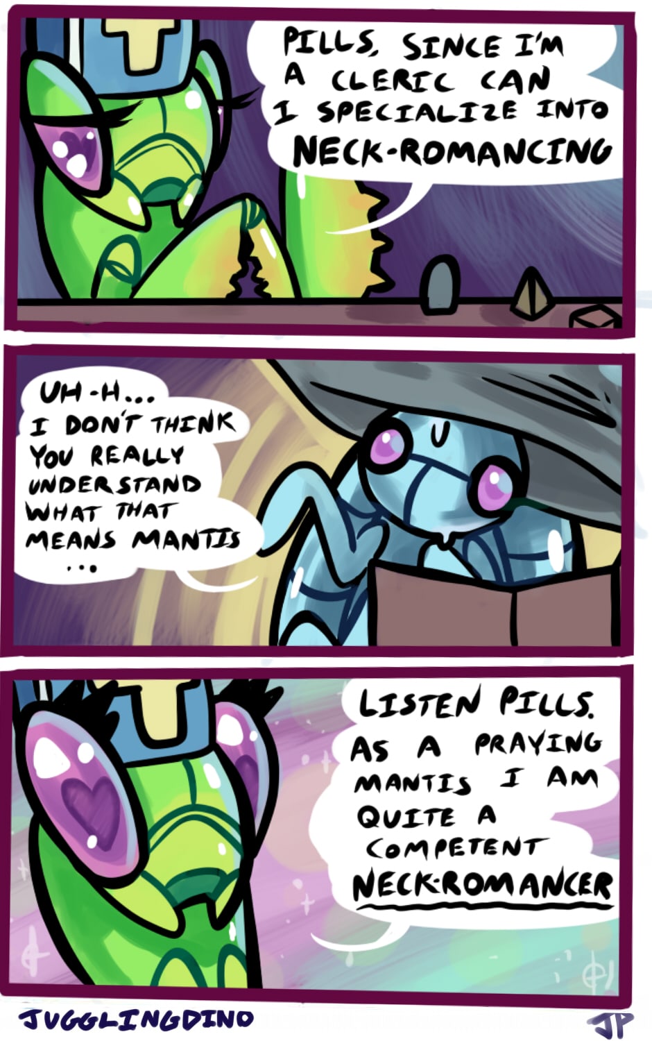 Read Mantis and Cicada :: DnD pt.3 | Tapas Comics