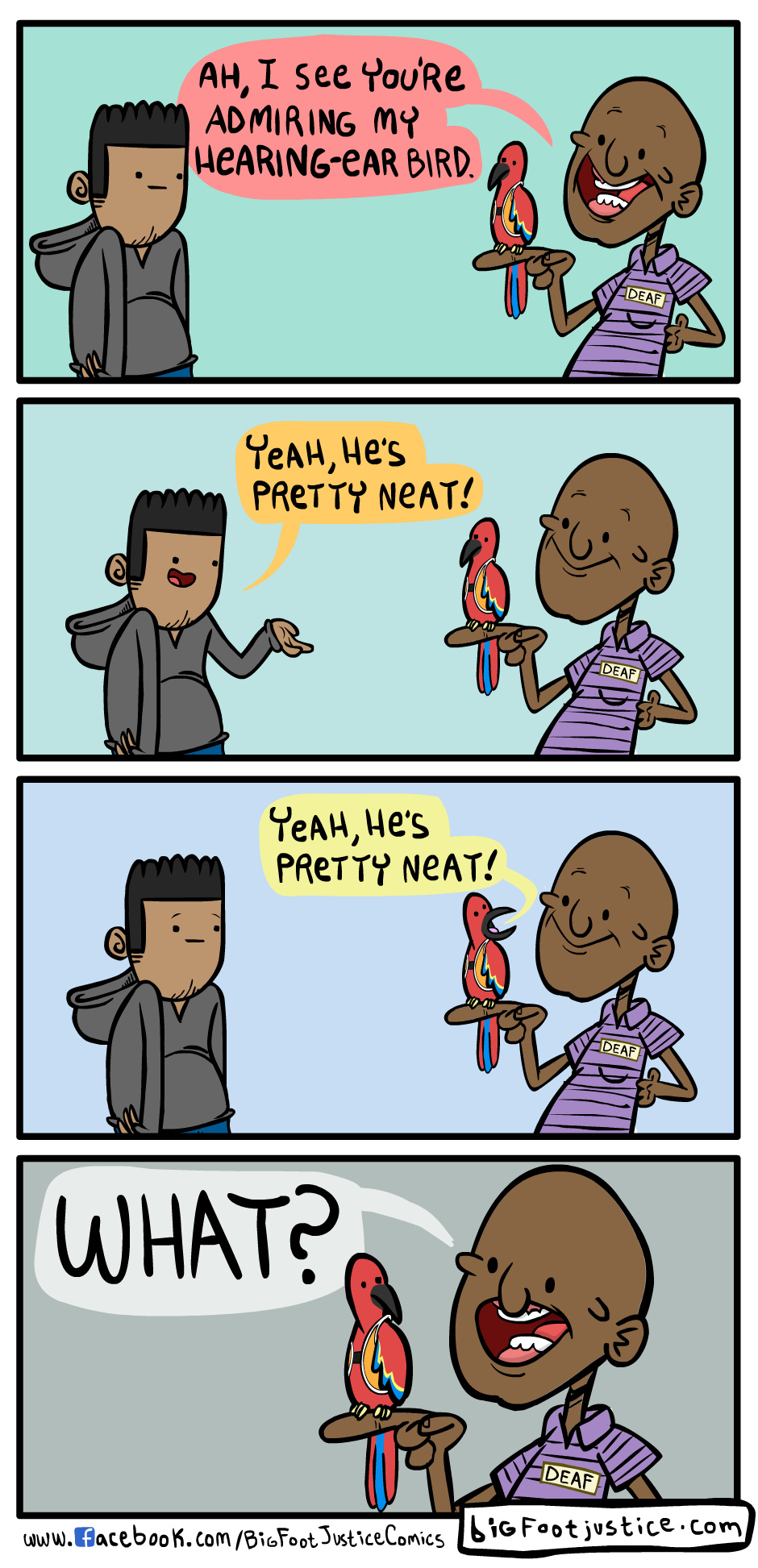 Read bigfoot justice :: Hearing-Ear Bird | Tapas Comics