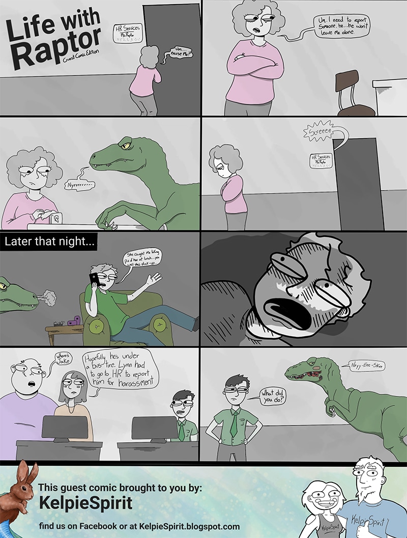 Read Life With Raptor :: Guest Comic by KelpieSpirit | Tapas Comics