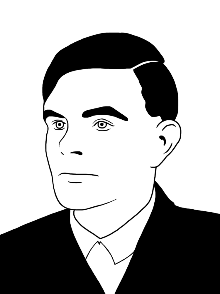 Read Noticeable historical dudes :: Alan Turing | Tapas Comics