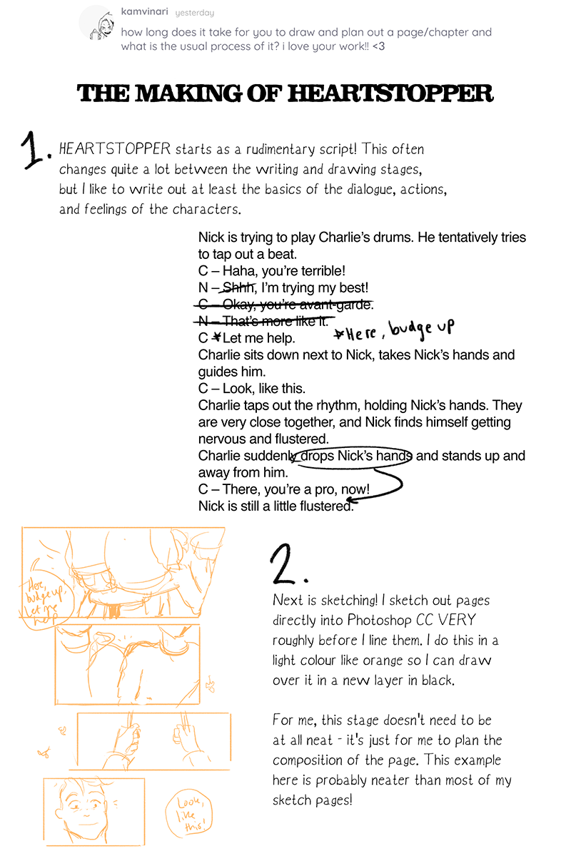 Read Heartstopper :: Heartstopper Q&A 2018 | Tapas Community