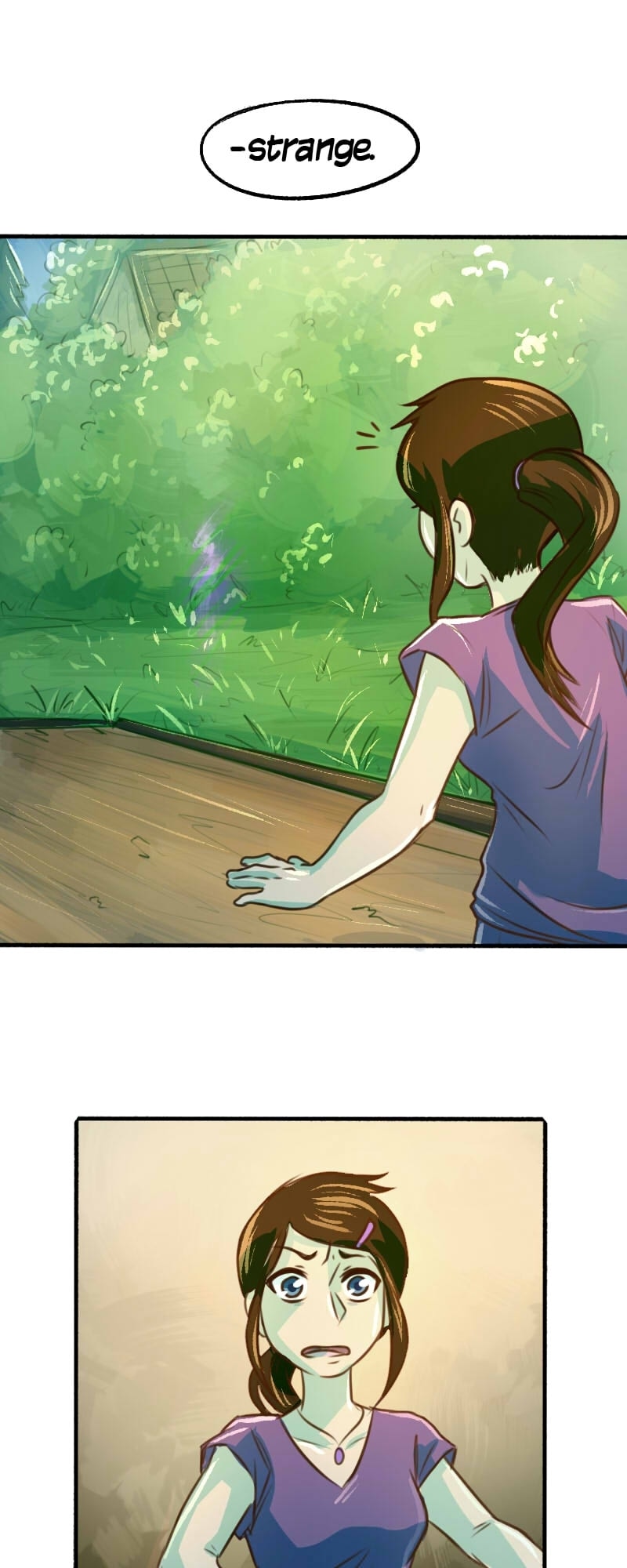 Read Spontaneous World Shifting :: A Thing In The Grass | Tapas Comics