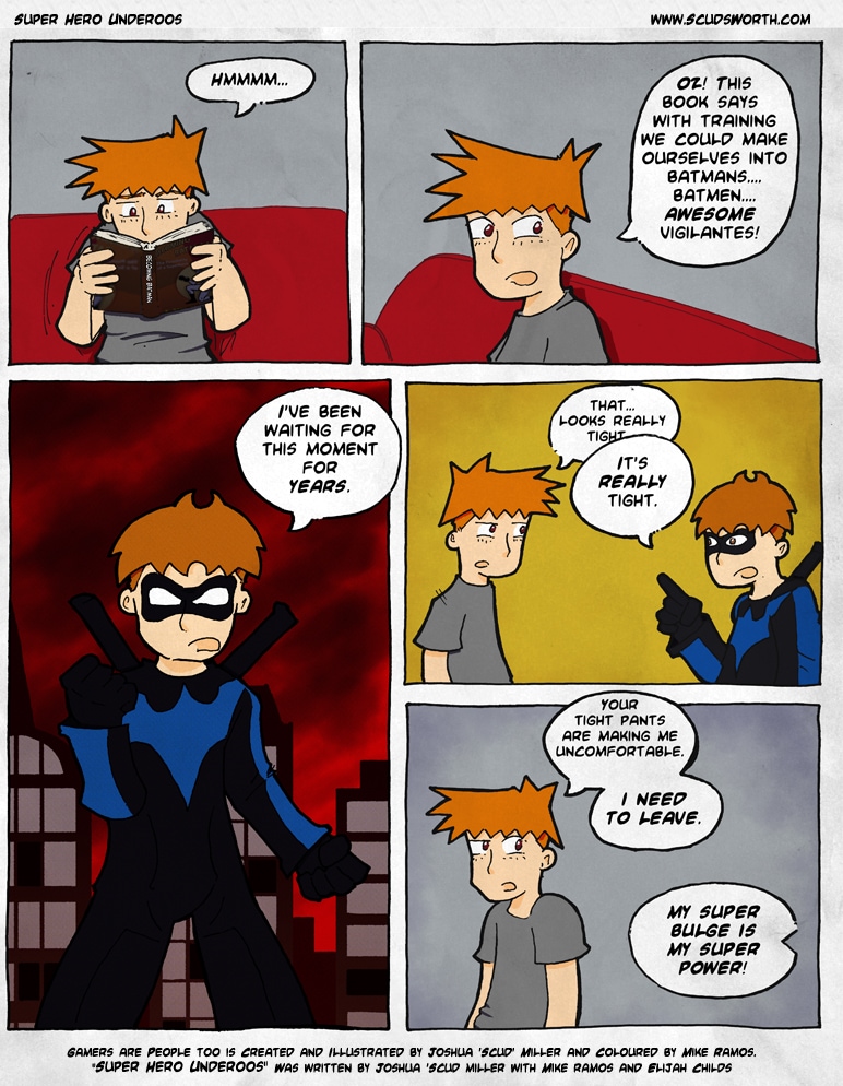 Read Gamers Are People Too :: Super Hero Underoos | Tapas Comics