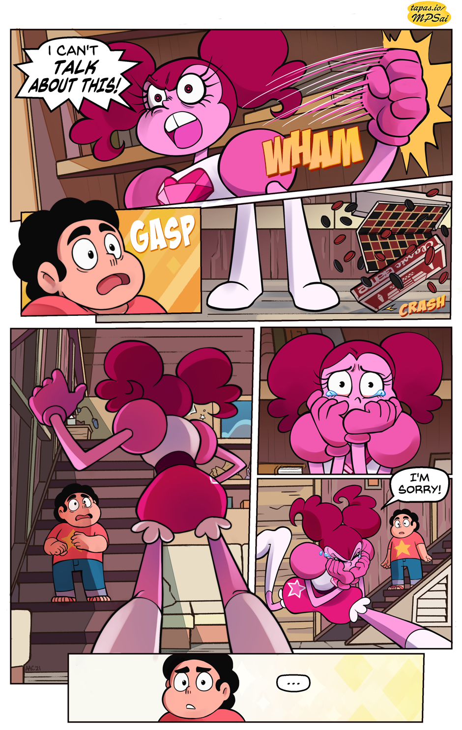 Read Switcheroo AU - Steven Universe AU :: Confrontation (Gem Heist Afterword) | Tapas Community