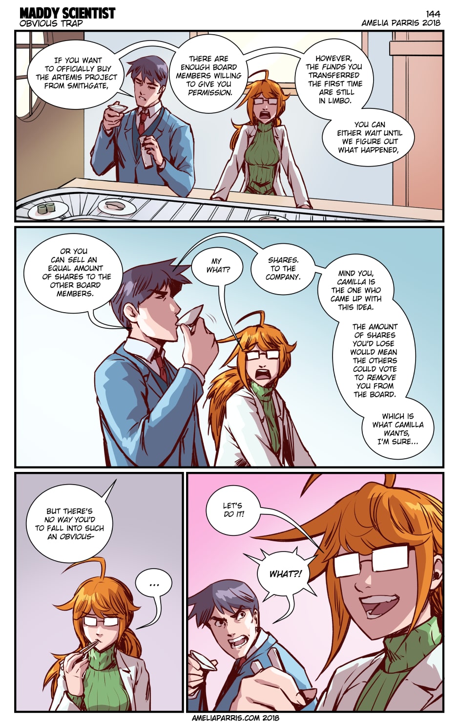 Read Maddy Scientist :: 144) Obvious Trap | Tapas Community