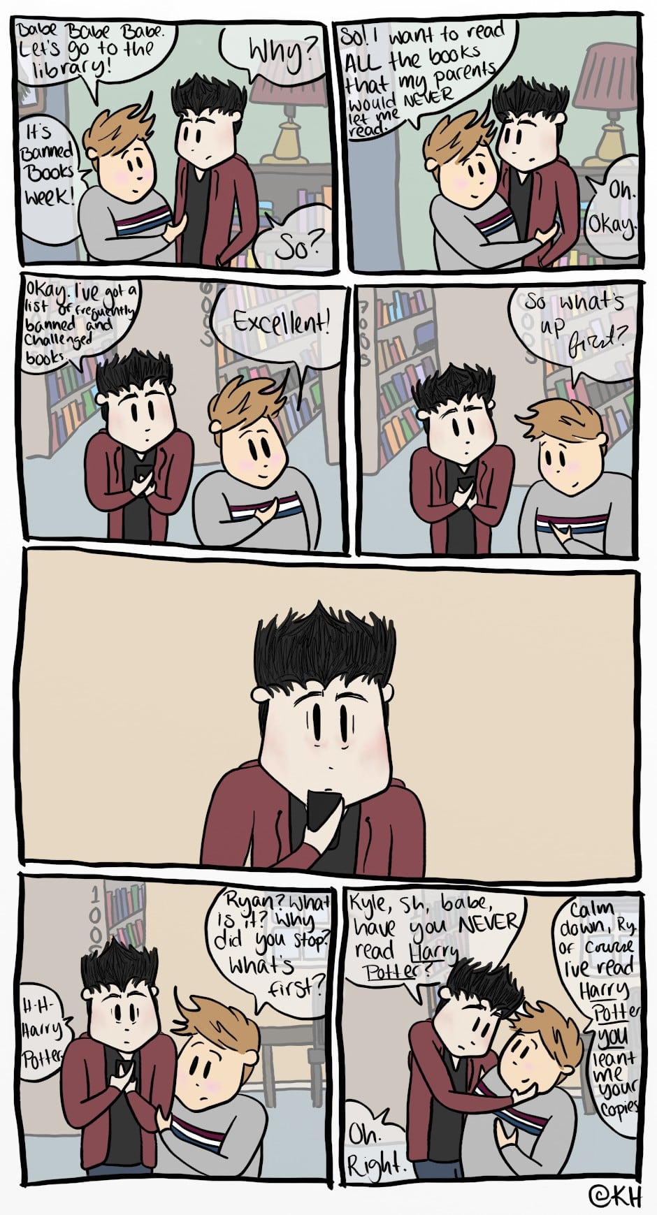 Read Here's What Happened :: Banned Book Week (bonus comic) | Tapas Comics