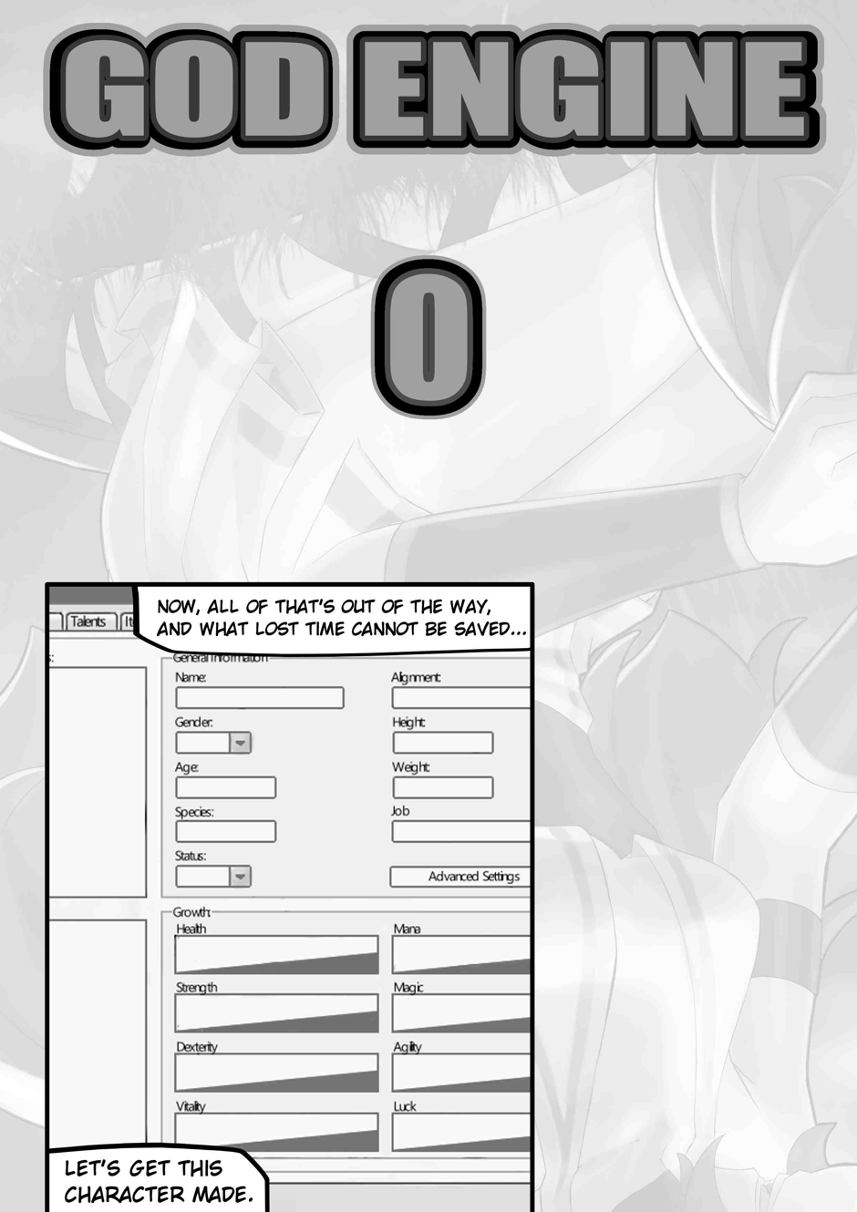 Read God Engine :: God Engine Chapter 0 | Tapas Community