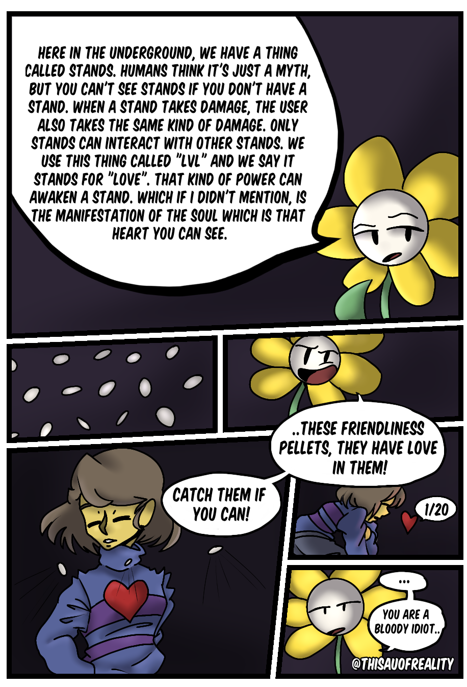 Read UnderStand "Undertale AU Official Webcomic" :: Prologue: Page 4 ...