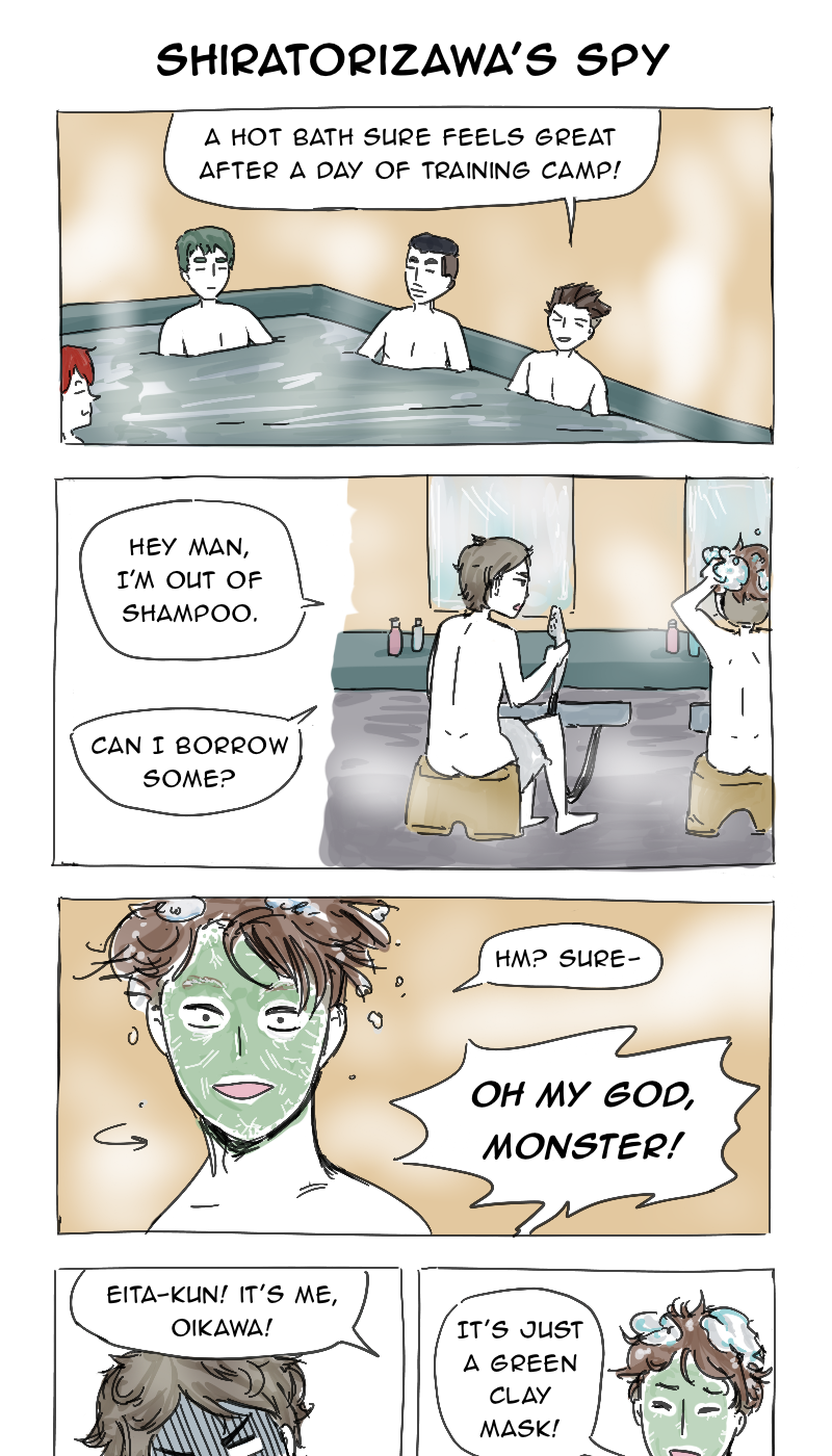 Read Shiratorizawa's Spy - Haikyuu!! Fan Comic :: Bath Time | Tapas ...