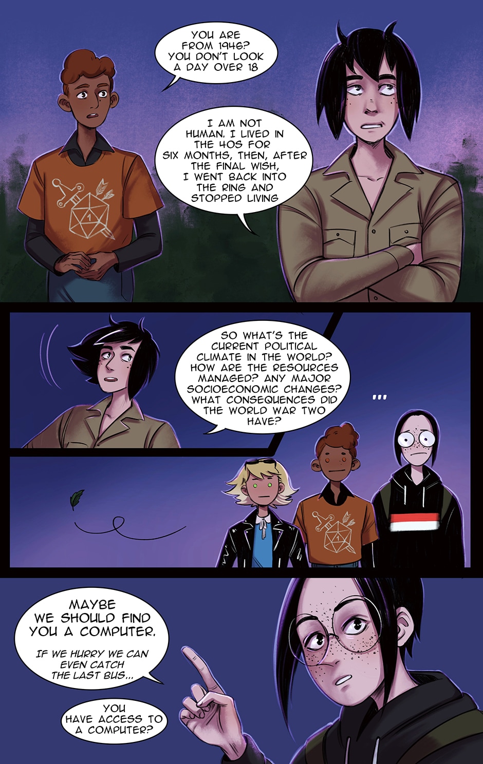 Read Breaking the Boundary :: Chapter 1. Three Wishes | Tapas Comics