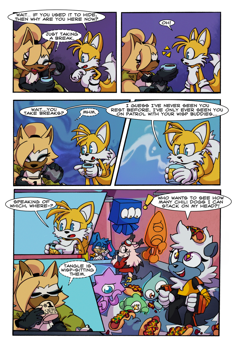 Read Sonic IDW Fannual: Year 2 :: Issue #2 Comic: Tails' Day Off | Tapas Community