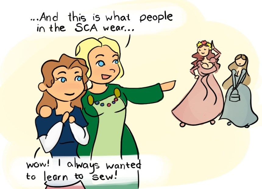 Read SCA Shieldmaiden :: Pure Magic | Tapas Comics