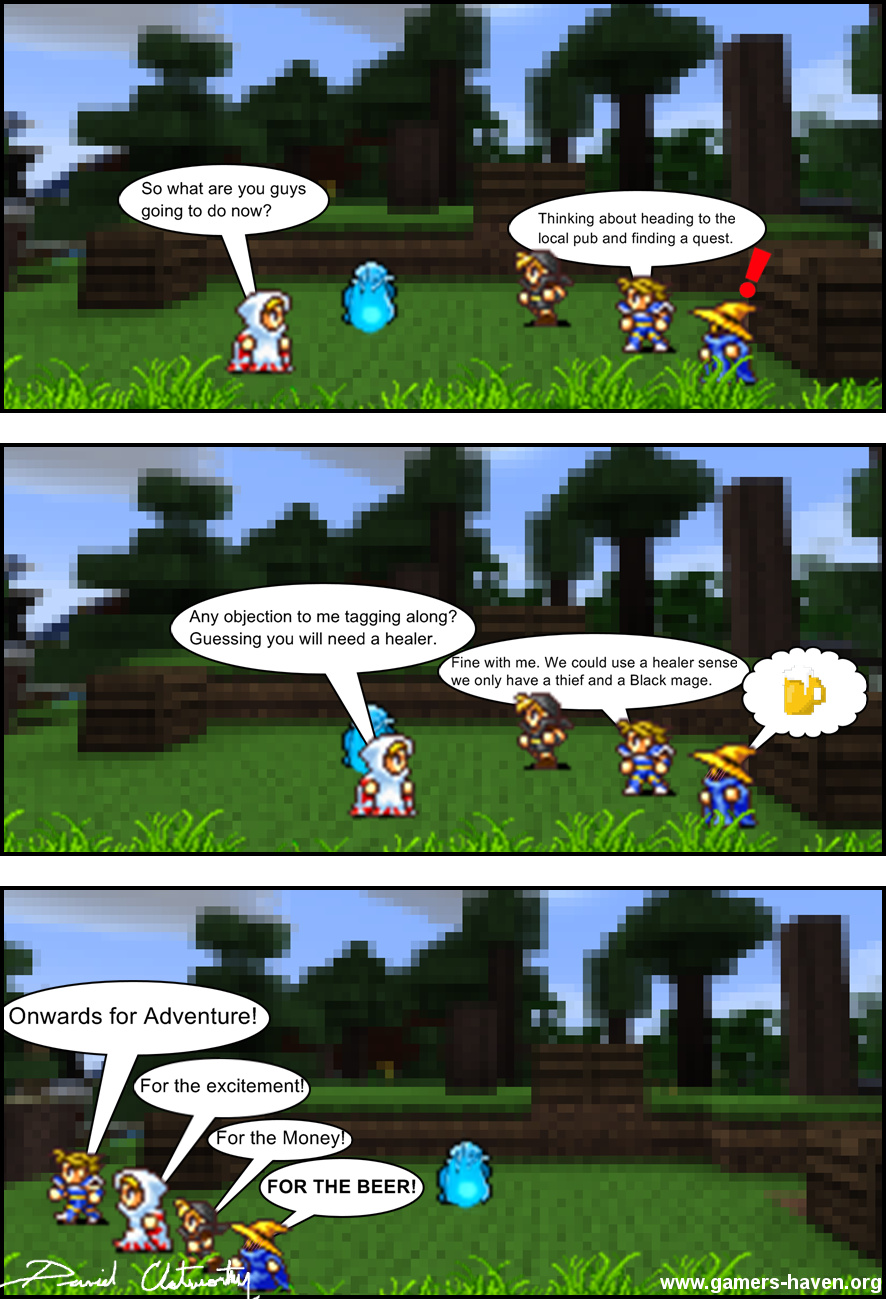 Read A 16-Bit Adventure :: Episode 16: The Party | Tapas Community