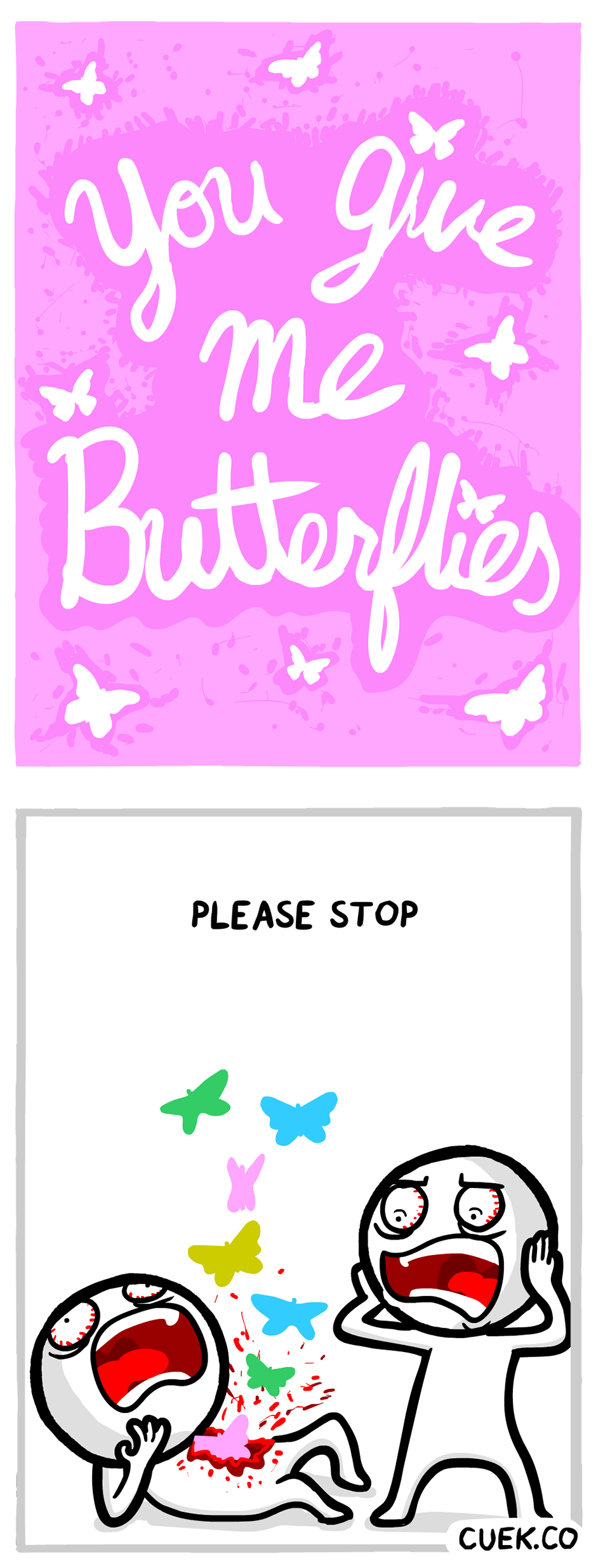 Read Cheer Up, Emo Kid :: Bad Greeting Cards | Tapas Comics