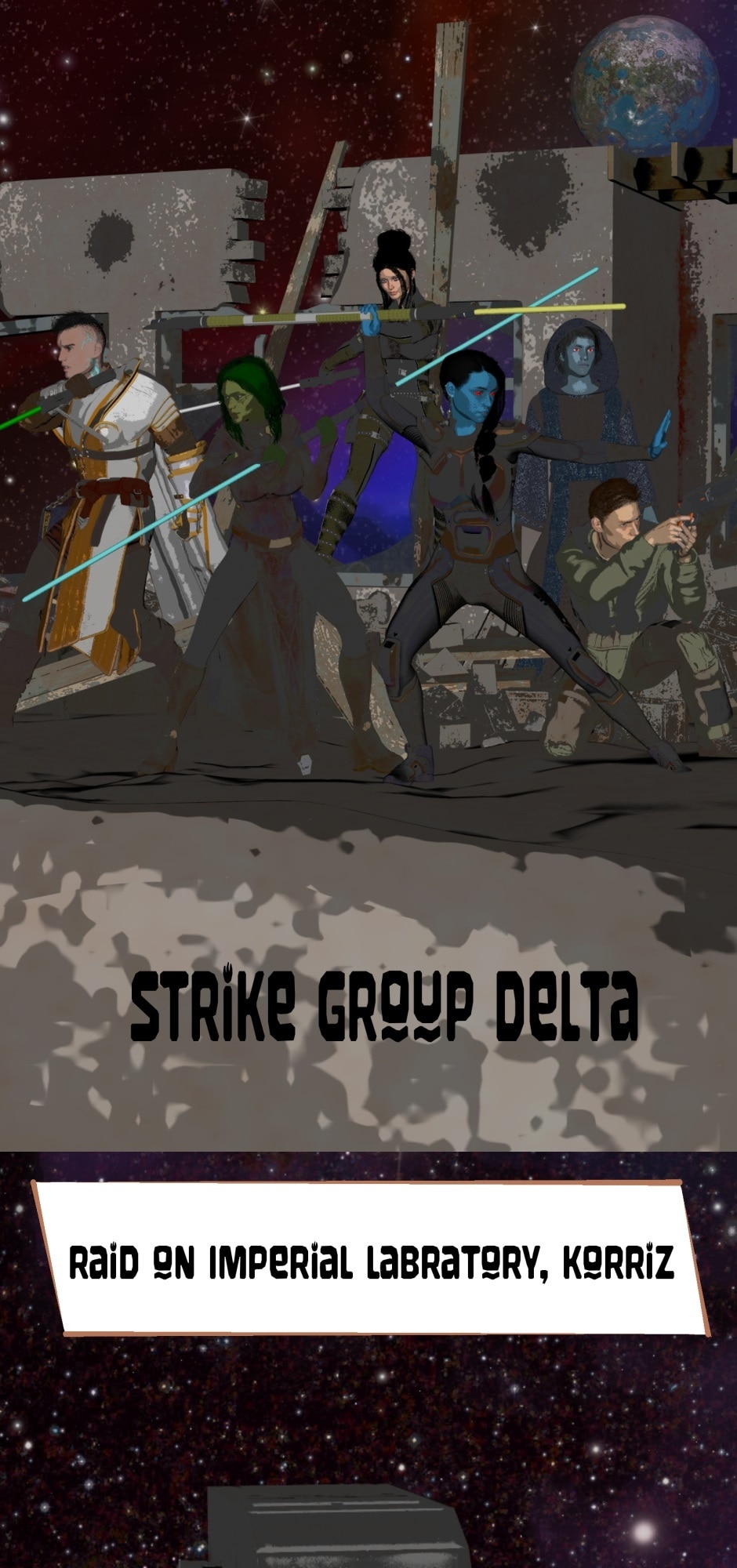Read The Adventures of Strike Group Delta :: Raid on Korriz - The ...