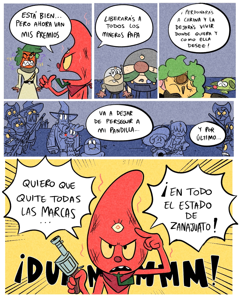 Read Hot Salsa: Deseo tu Pistola (ESP) :: El Duelo Final | Tapas Comics