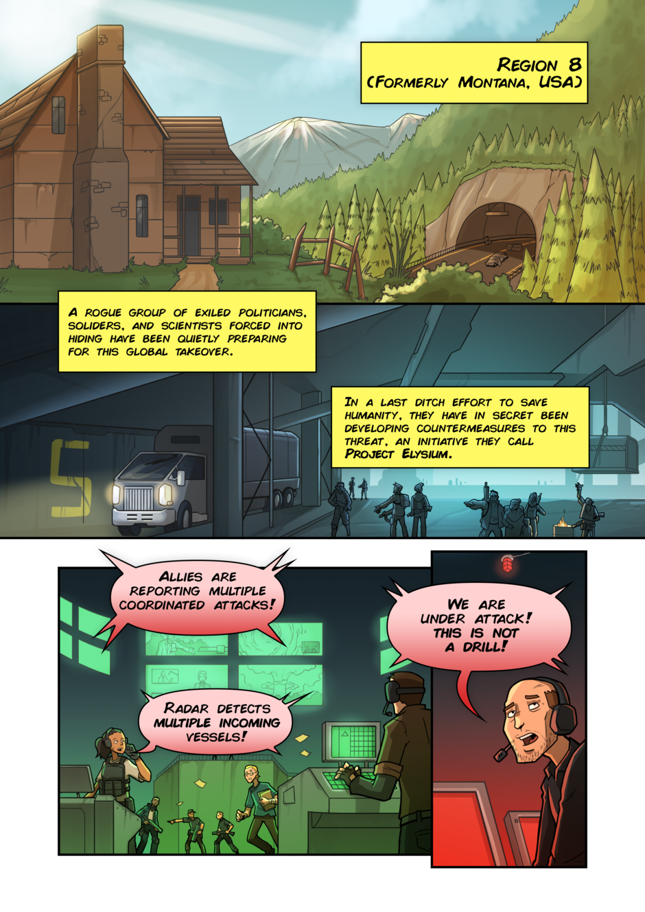 Read ProjectElysium :: Project Elysium Trailer | Tapas Community