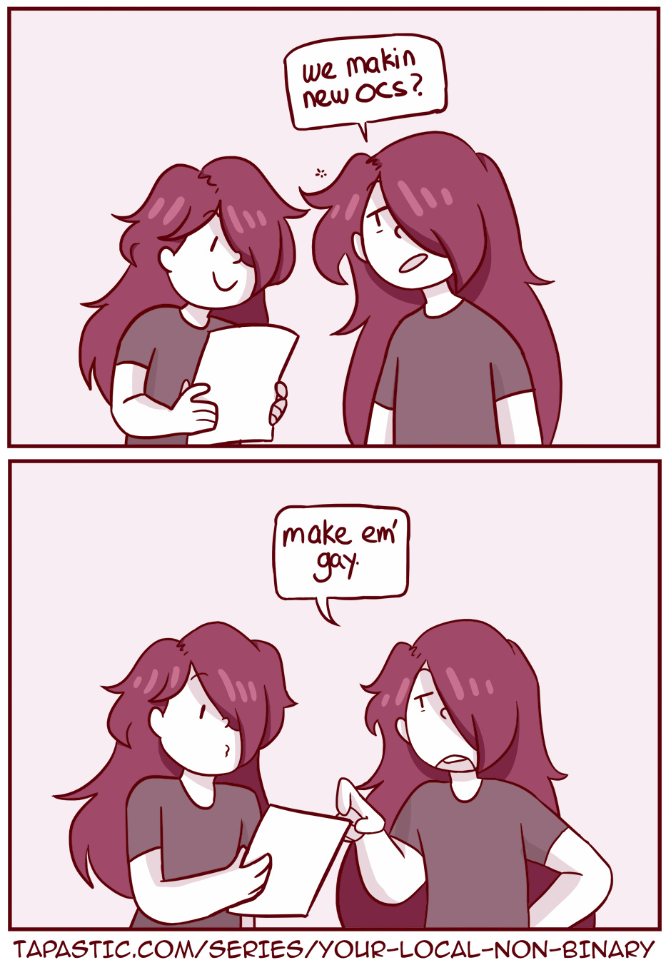 Read Your Local Non-Binary :: 8: New OCs | Tapas Community