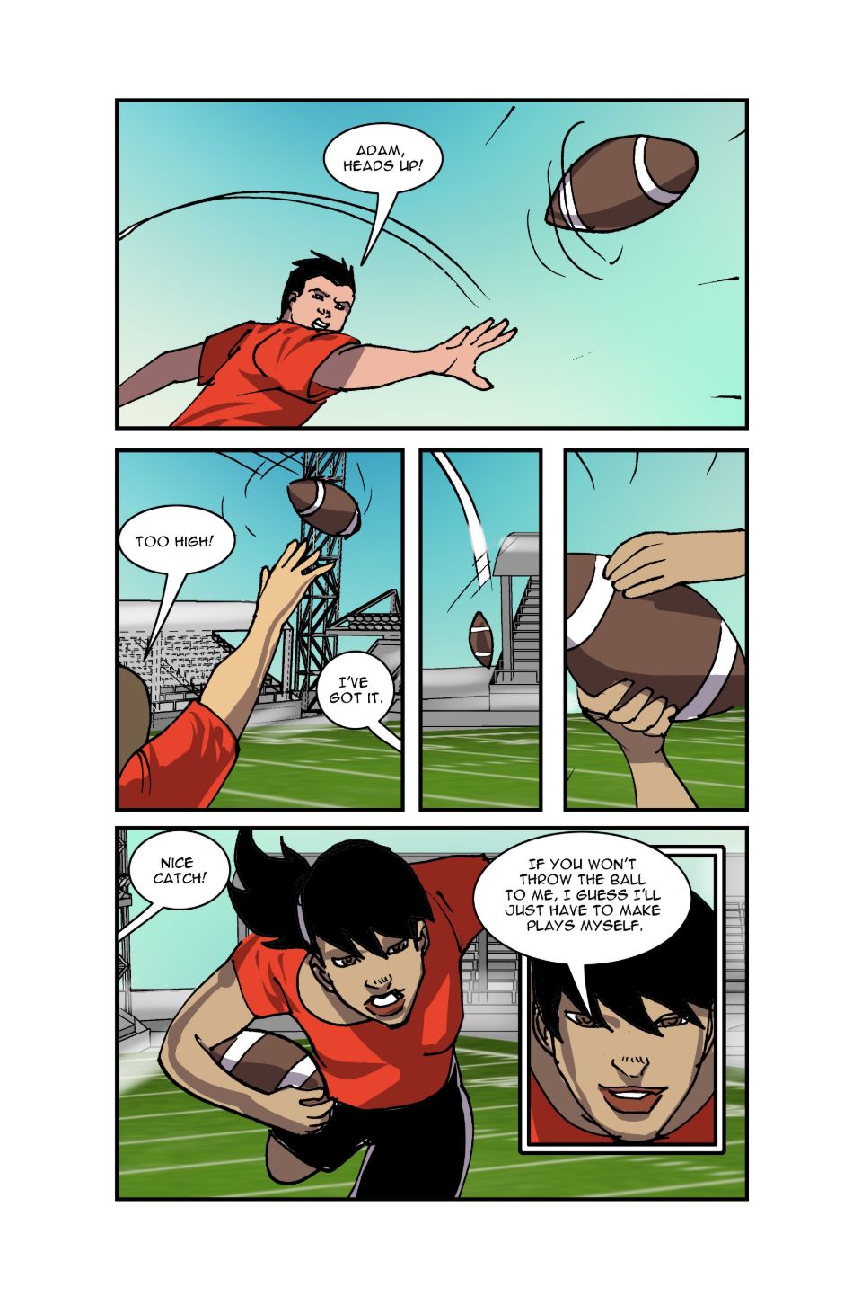 Read Touchdown Dance :: Loose Cannon | Tapas Comics