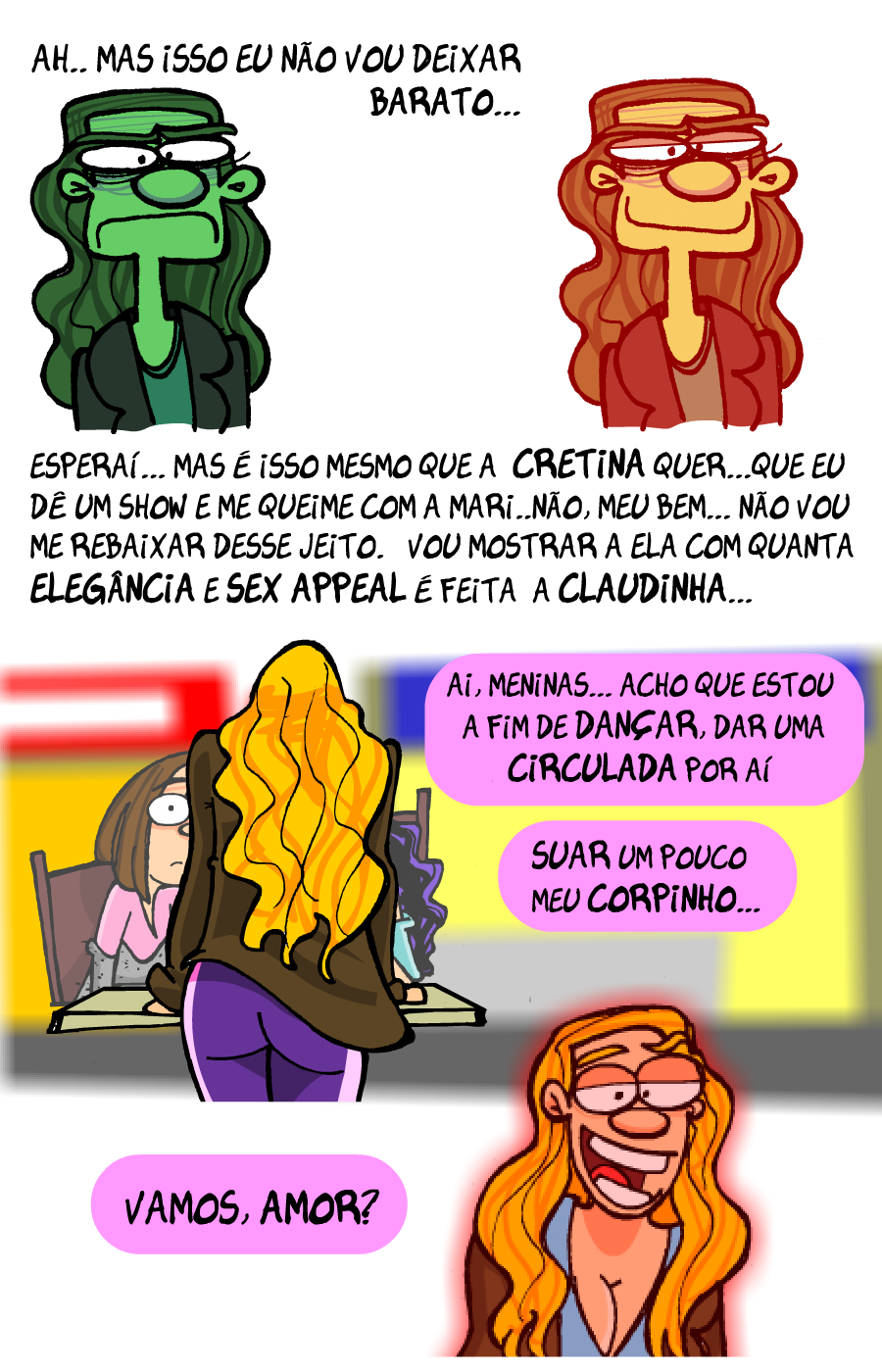 Read Mariana e Claudinha (portugues) :: A verdadeira lambisgóia | Tapas ...