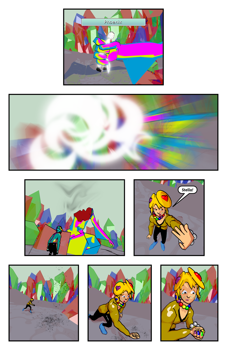 Read Super Galaxy Knights Deluxe R :: Goodbye, Miss Sato | Tapas Comics