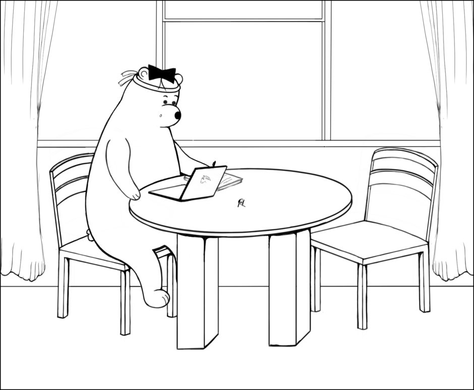 Read Being Bears :: Studious Bear | Tapas Comics