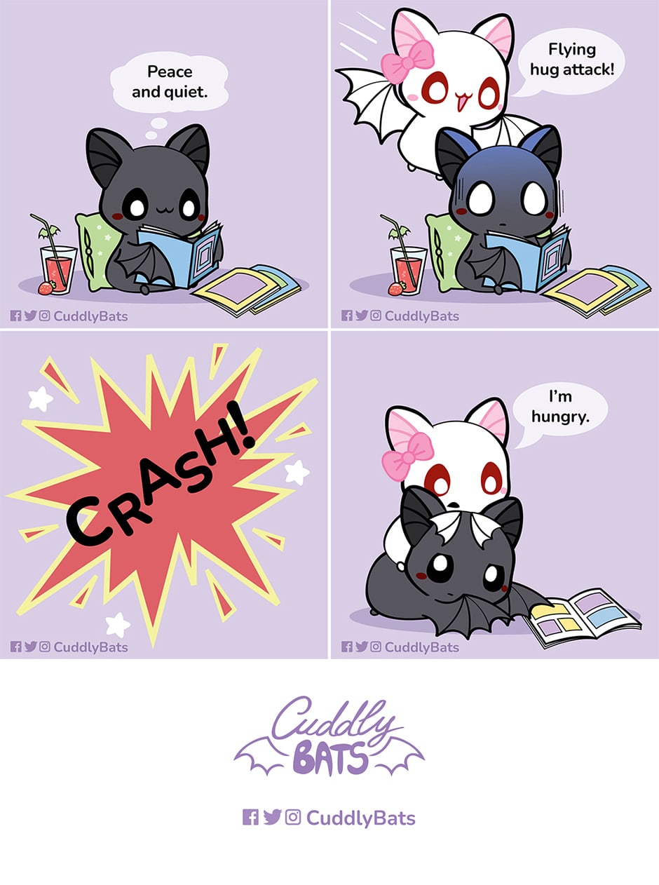 Read Cuddly Bats :: Feed me. NOW. ^^ | Tapas Community