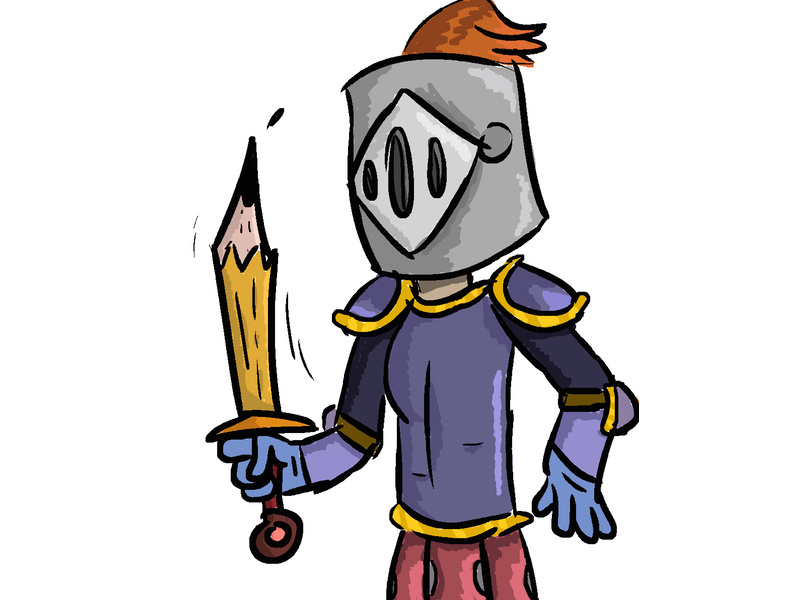 Read Pencil Knight! :: Pencil Knight Armour concept | Tapas Comics