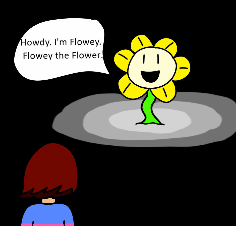 Read PUNdertale :: Frisk meets flowey | Tapas Comics