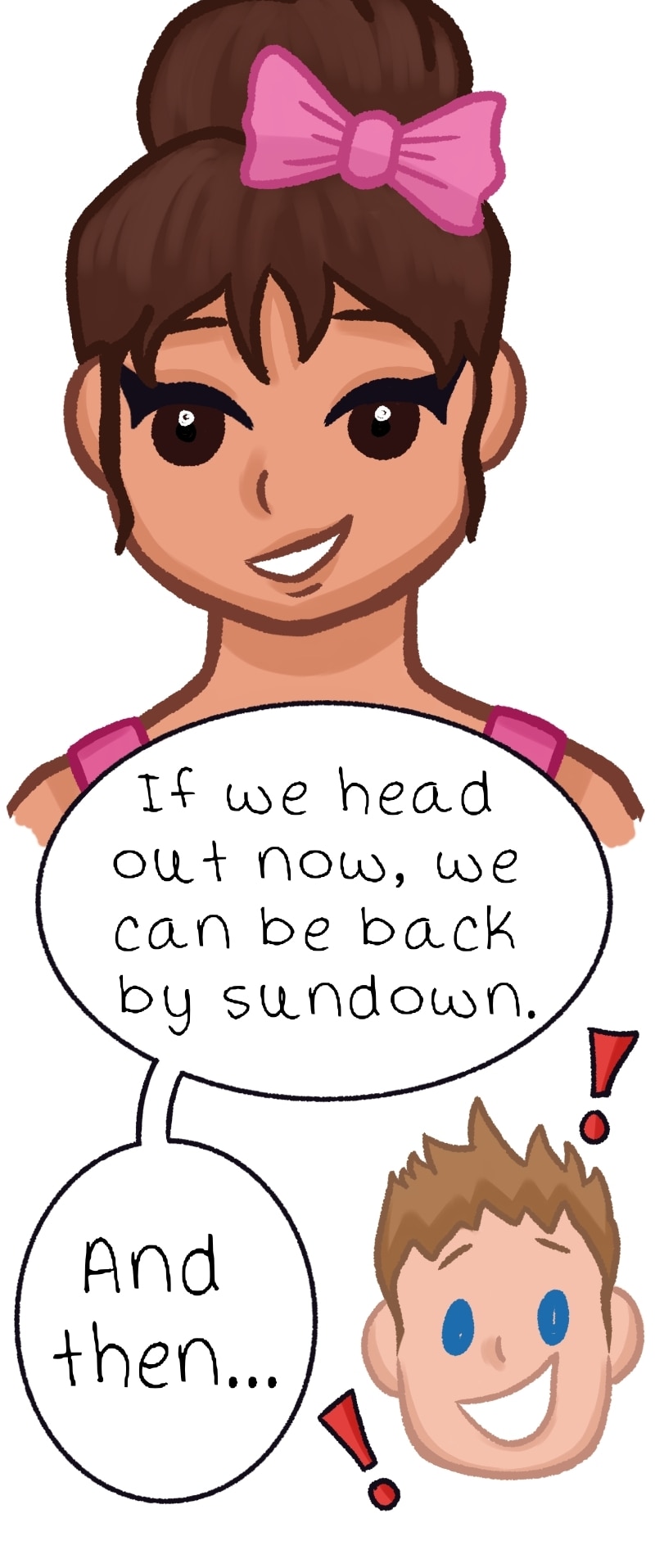 Read Friday and Minnow (COMPLETED) :: Best Frenemies Forever (Ep. 1): Moving Day | Tapas Community