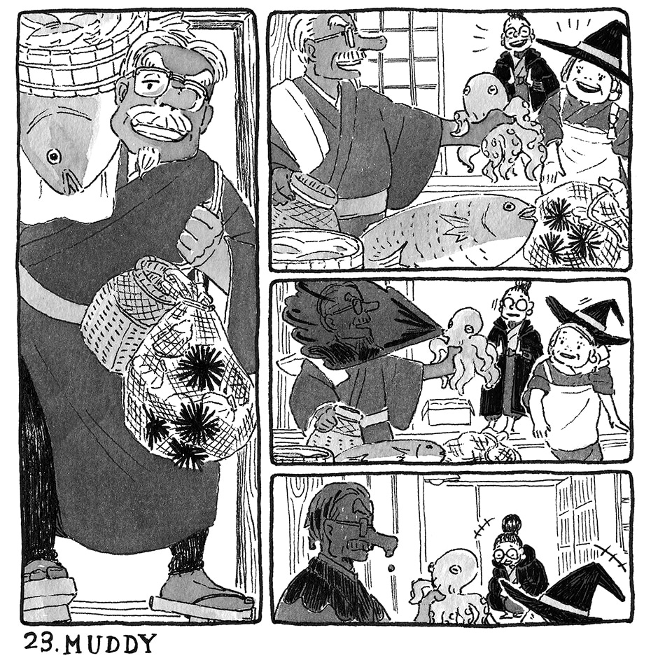 Read Inktober2018 :: MUDDY | Tapas Comics