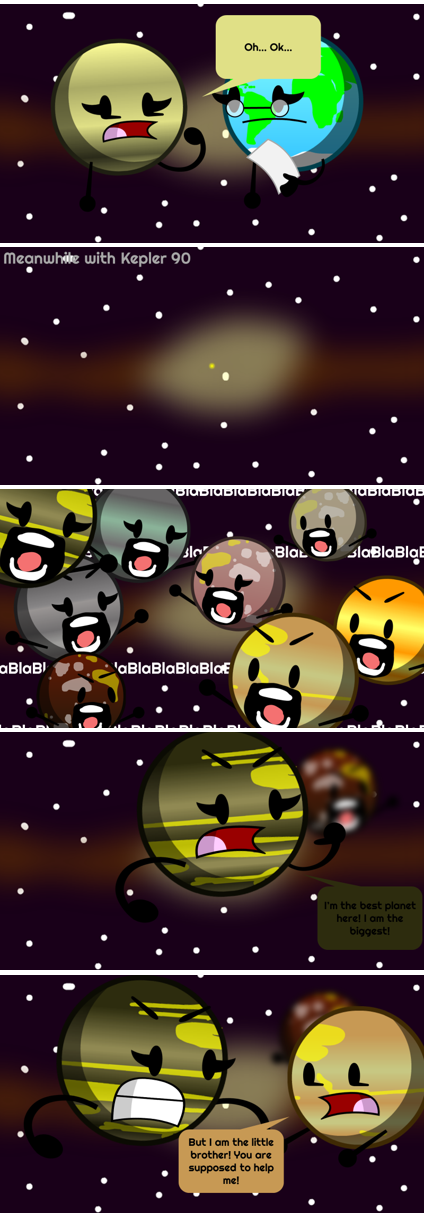 Read Galactic Comics :: Meet Kepler 90 | Tapas Community