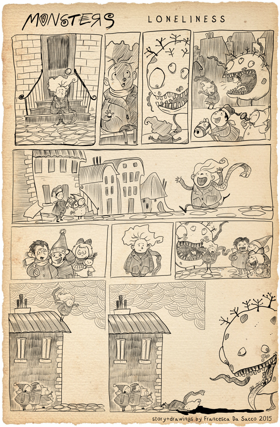 Read Monsters :: Loneliness | Tapas Comics