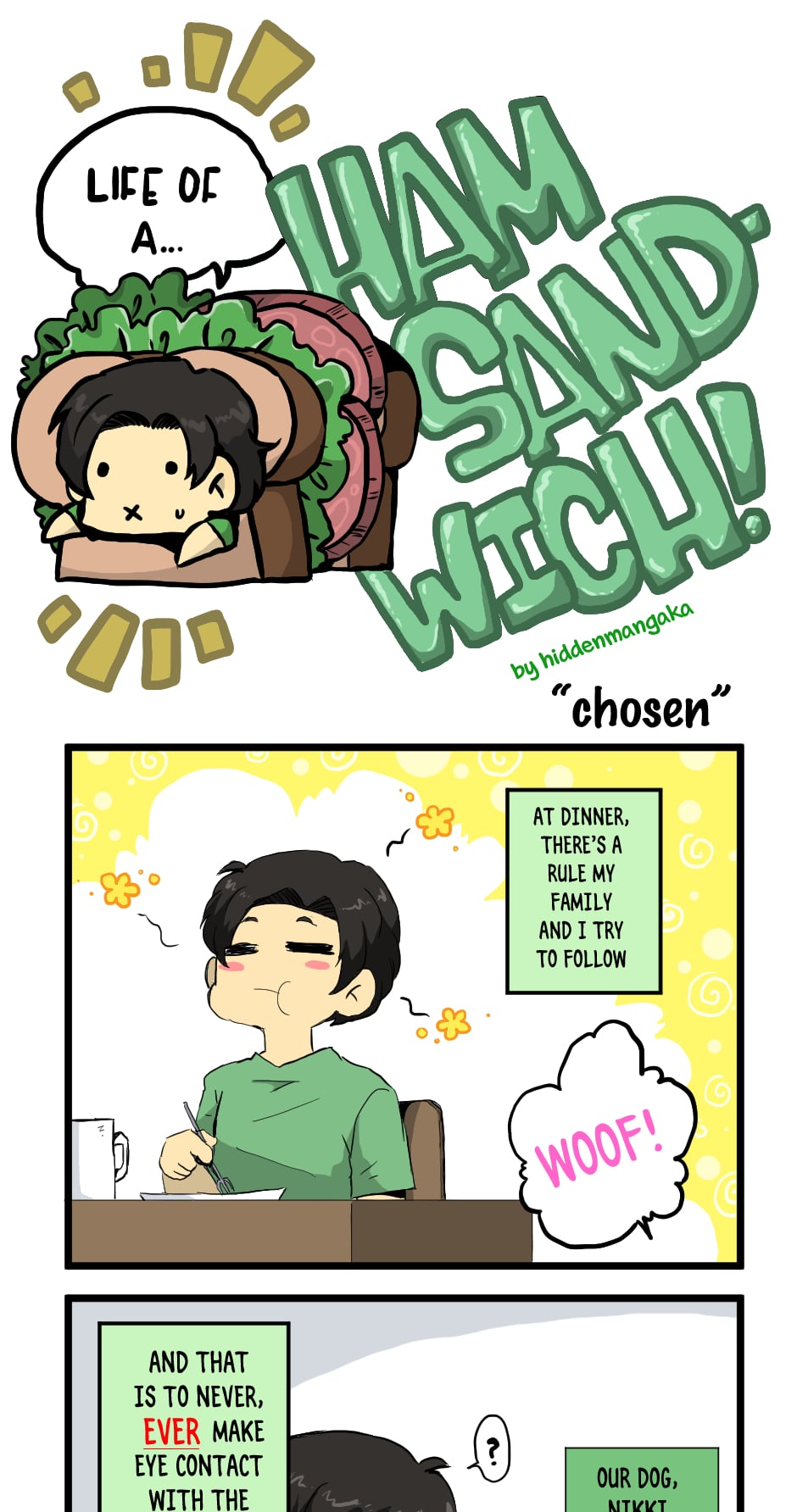 Read Life of a HamSandwich :: Chosen | Tapas Comics