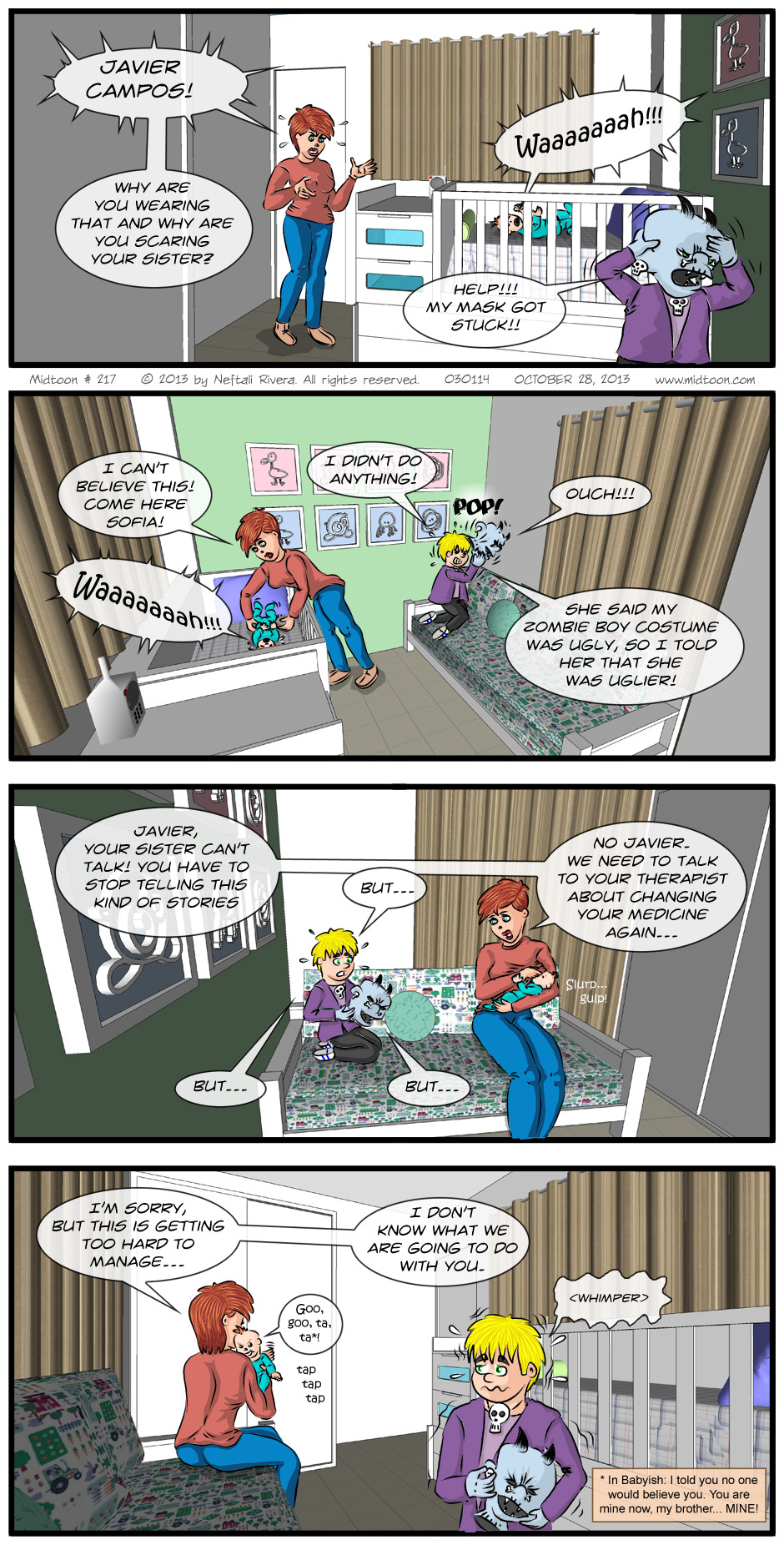 Read MIDTOON :: Stuck Zombie Head | Tapas Community