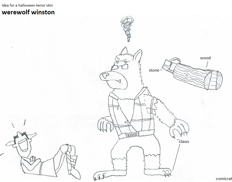 Read overwatch skinideas :: werewolf winston | Tapas Community