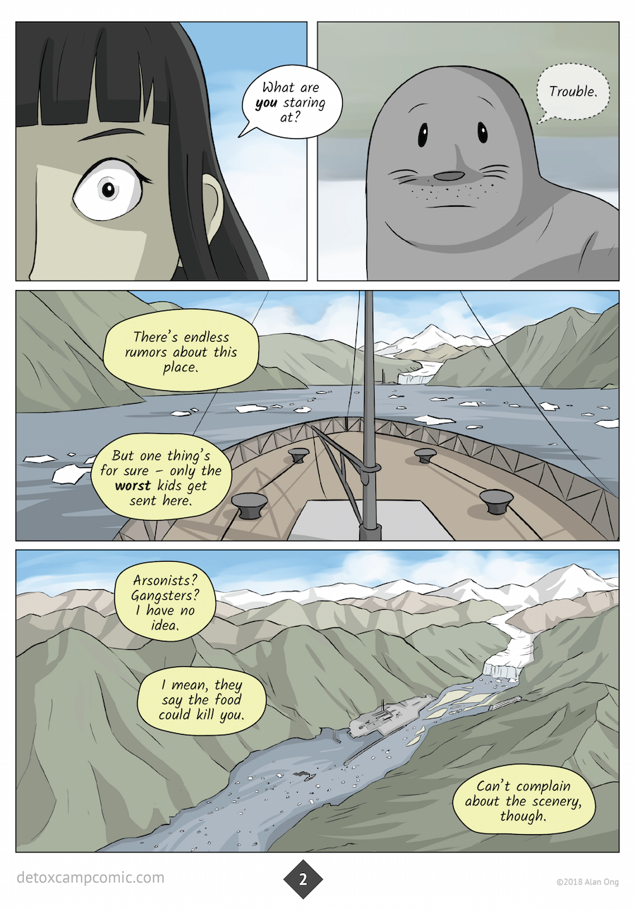 Read Detox Camp :: [1.02] Fjord | Tapas Comics