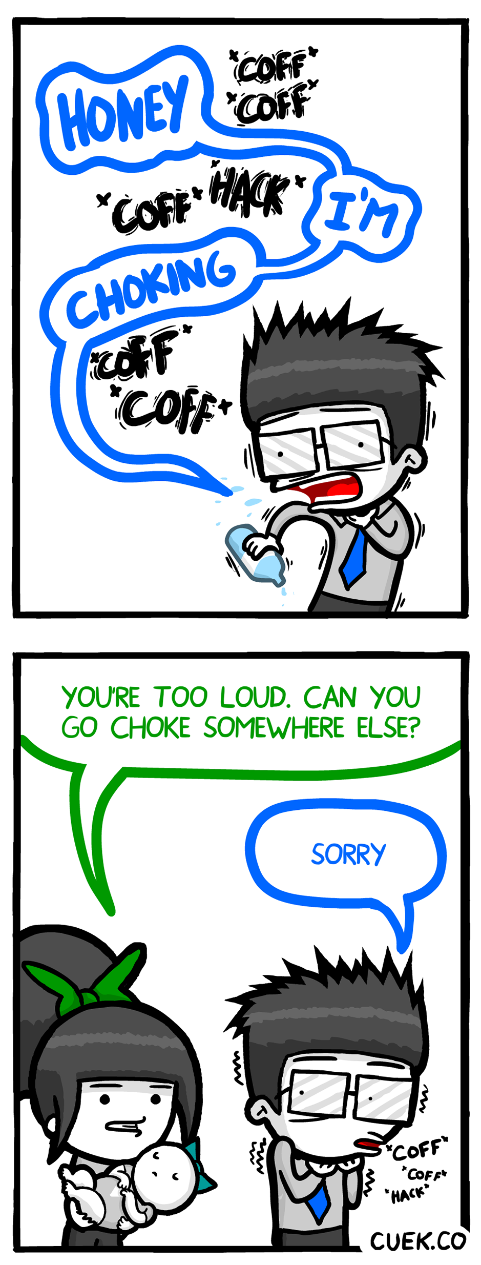 Read Cheer Up, Emo Kid :: Choke | Tapas Community