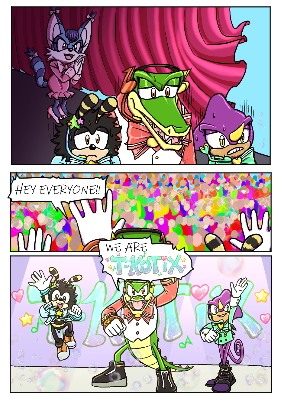 Read Team Chaotix Detective Agency :: Idol Panic! (part one) | Tapas ...