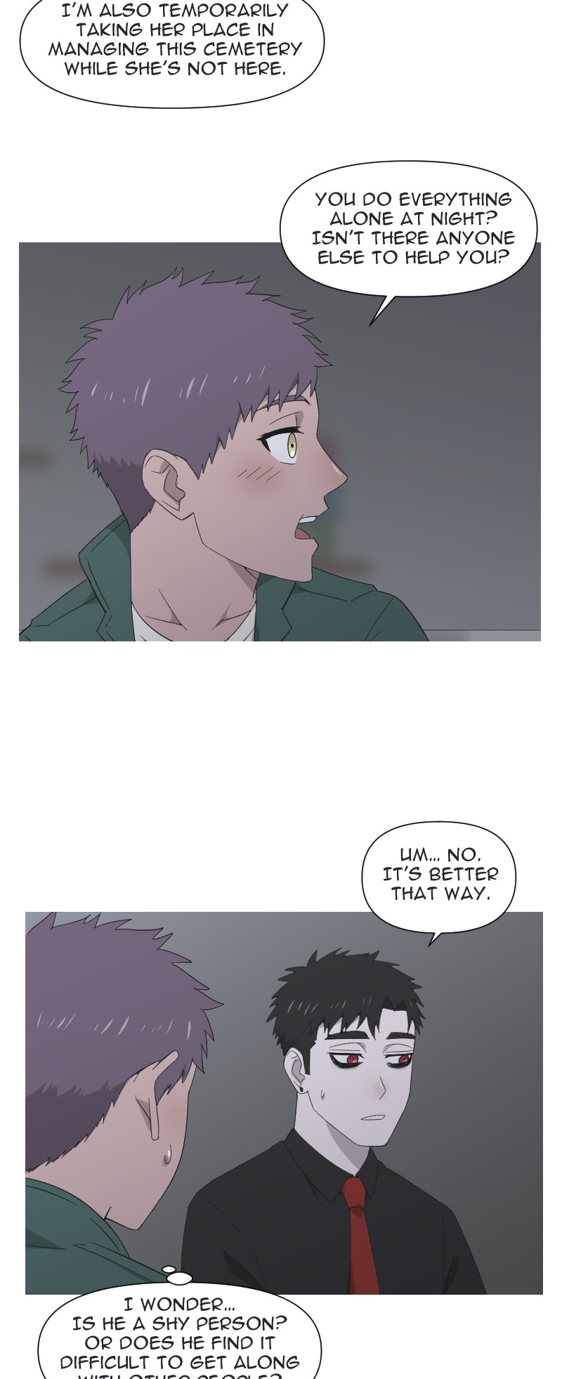 Read Mr. Morgue :: #24 He's Making The First Move | Tapas Community