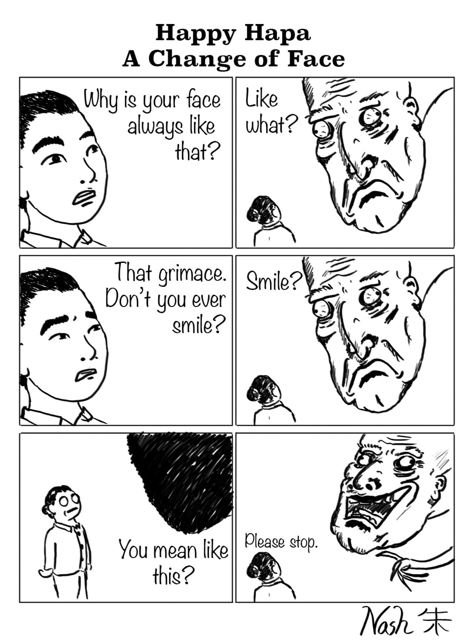 Read Happy Hapa :: A Change of Face | Tapas Community