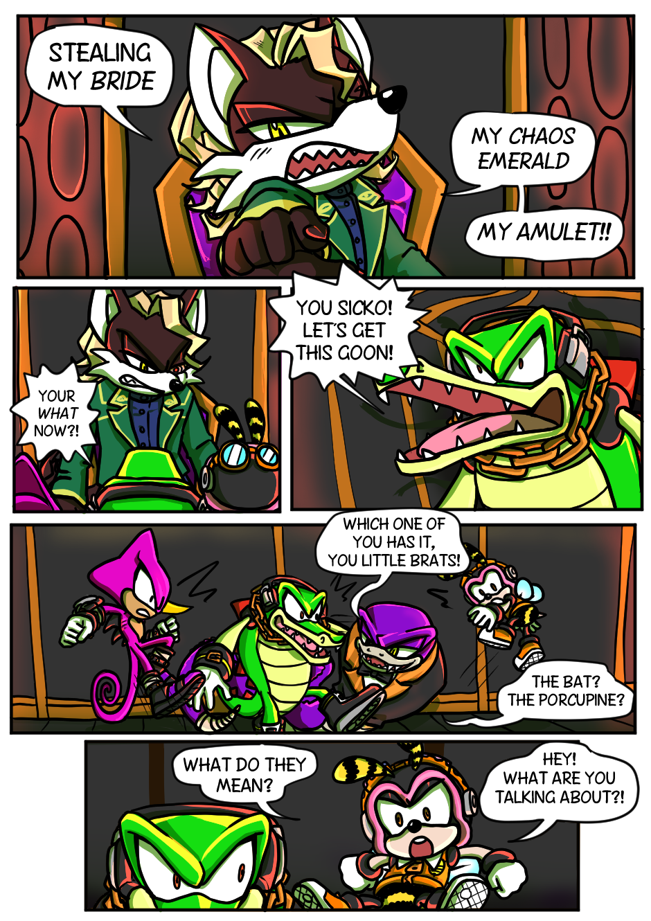 Read Team Chaotix Detective Agency :: The Eyes of the Snake | Tapas ...